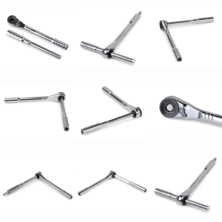 PrestaRatchet T-Handle Ratchet - 3 way Ratchet and T-Handle Tool set ...
